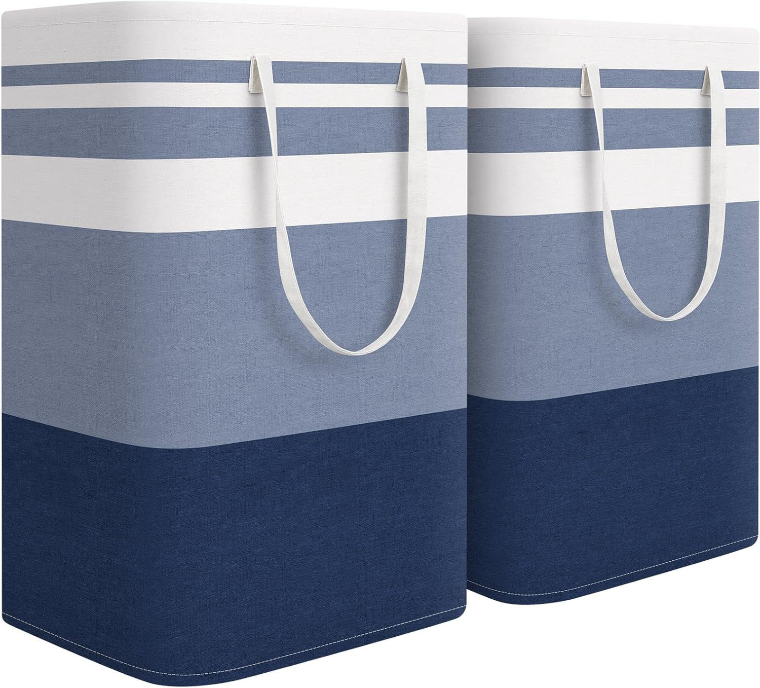 Latitude Run® 2 Pack Large Laundry Baskets, Waterproof, Freestanding ...
