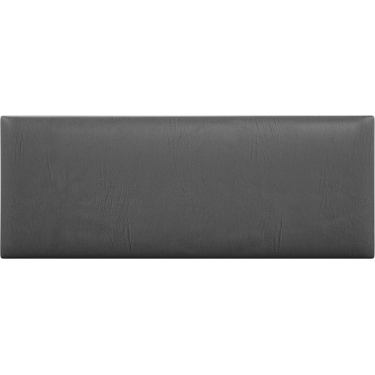 Vant Panels Vintage Leather Wall Paneling in Gray Pewter & Reviews ...