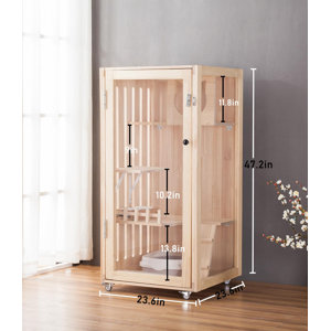 Tucker Murphy Pet™ Cat House, Single Door, Multi-Feature Luxury Cat ...