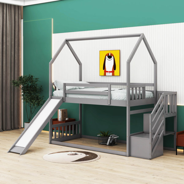 Harper Orchard Northway Kids Twin Over Twin Bunk Bed - Wayfair Canada