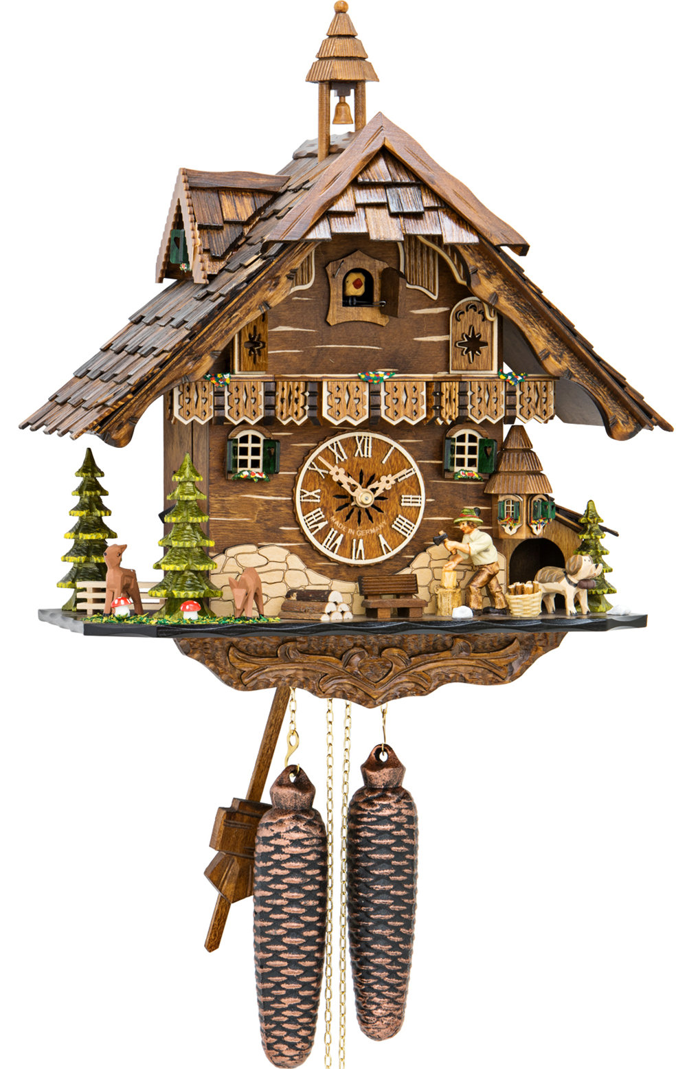 Loon Peak® Weight-Driven Cuckoo Wall Clock | Wayfair