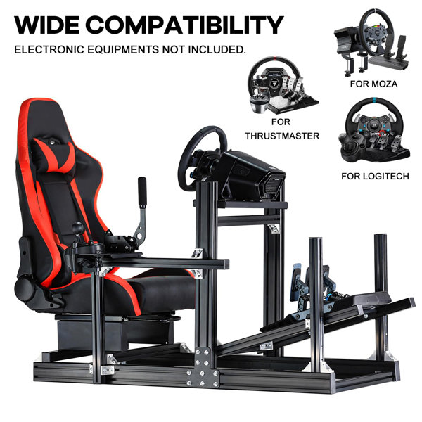 Anman Aluminum F1 Racing Simulator CockpitFit Logitech G29 Thrustmaster ...