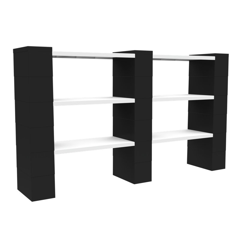 Versare EverBlock 3 Level Double Shelving Kit | Wayfair