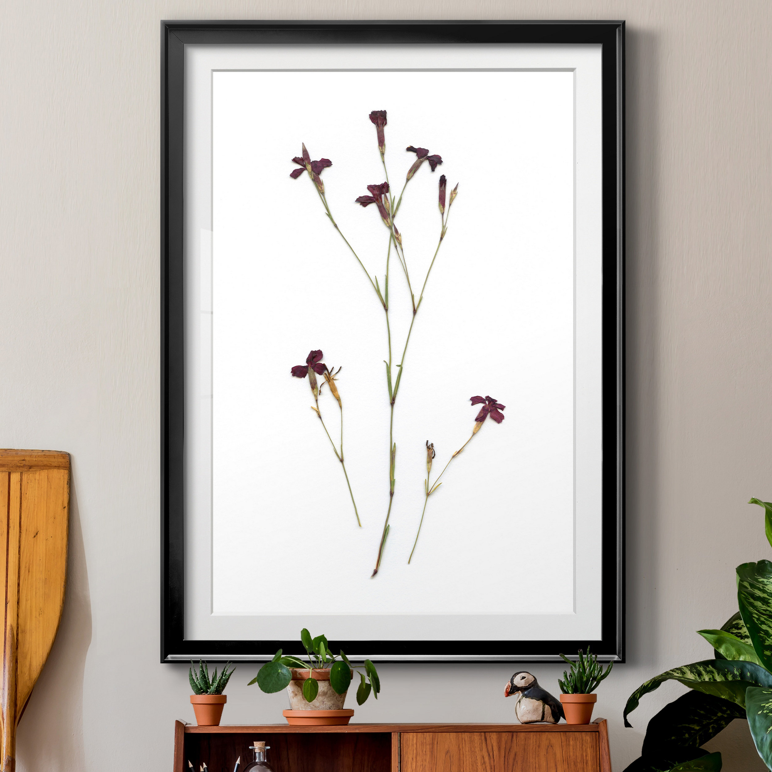 Gracie Oaks Pressed Botanical II Premium Framed Print - Ready To Hang ...