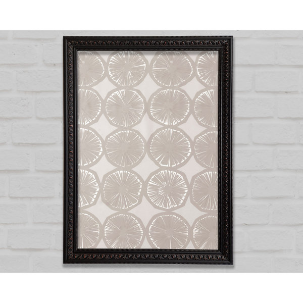 Bright Star Segment Intervention Beige - Single Picture Frame Print ...