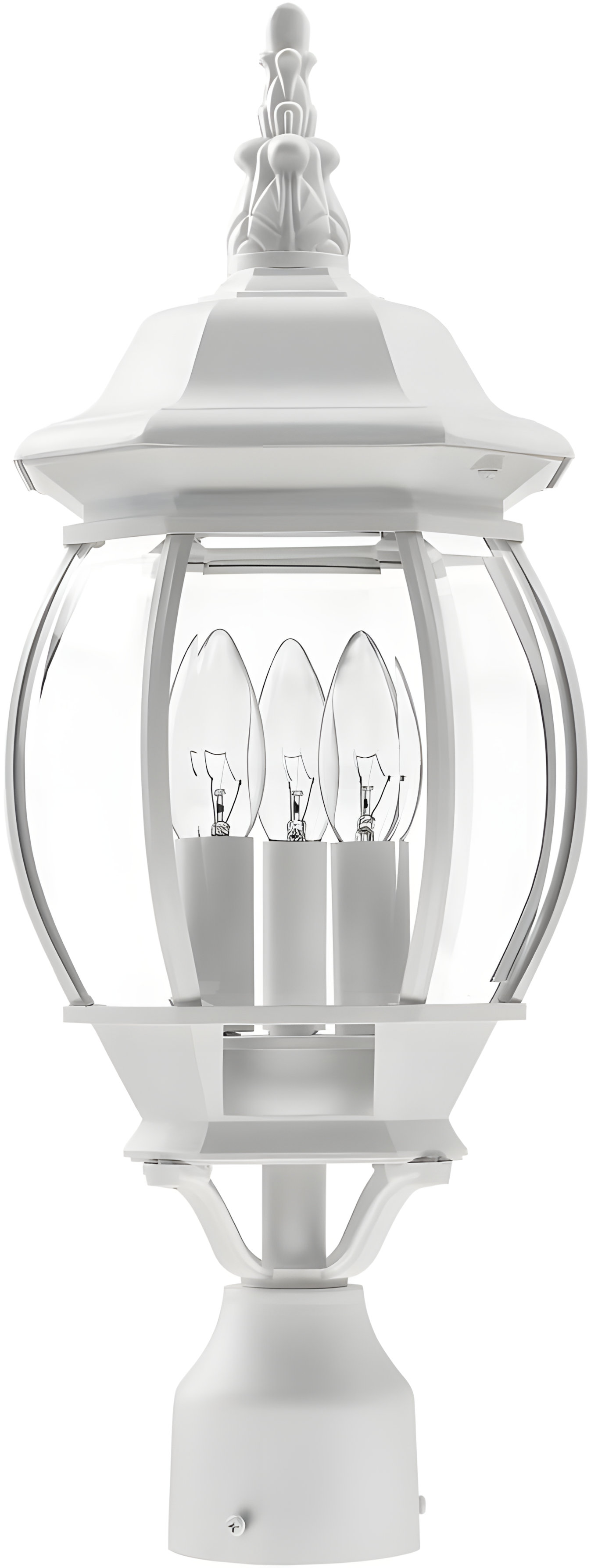 Co-t Traditional Outdoor Post Top Light With Cast Aluminum Construction ...