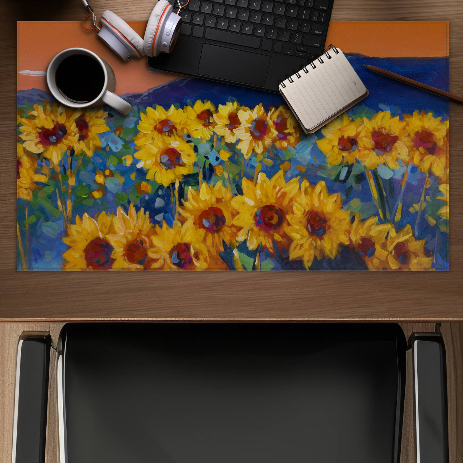 Begin Edition International Inc. Sunflowers by dawn - 14.00"x24.25 ...