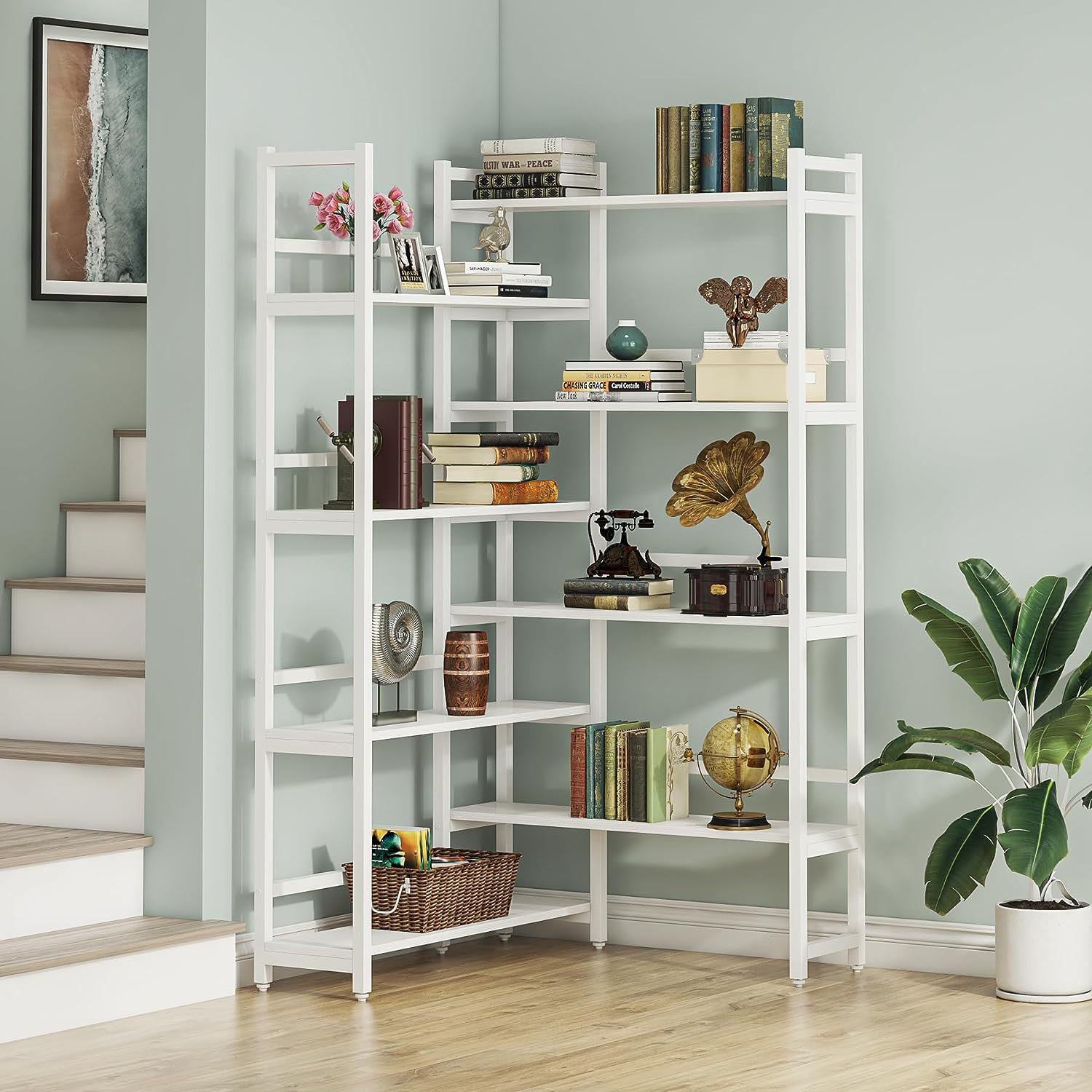 Contemporary Open Bookshelves