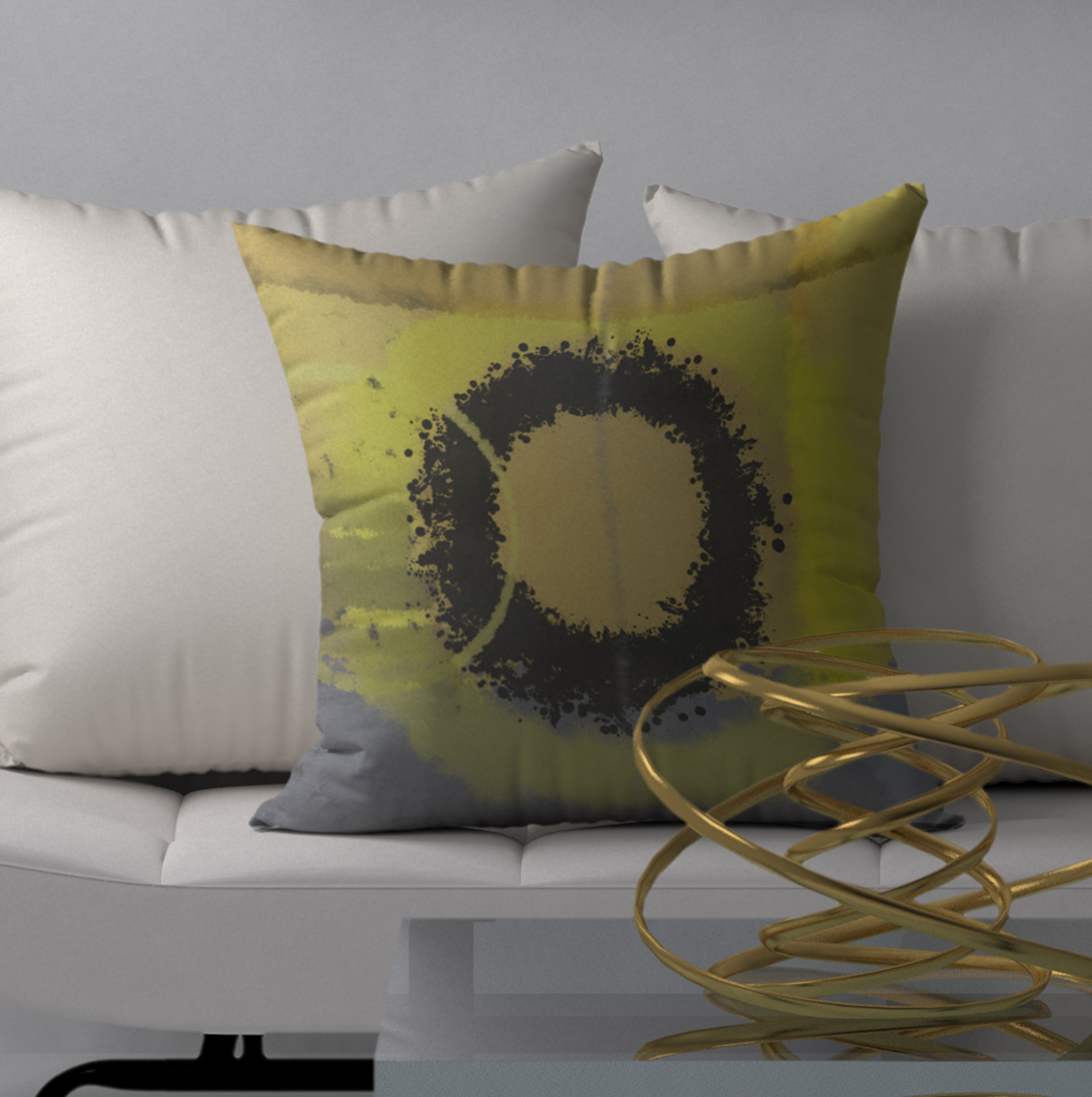 LeRoi Products PriMe Enticing Decorative Square Pillow Cover & Insert ...