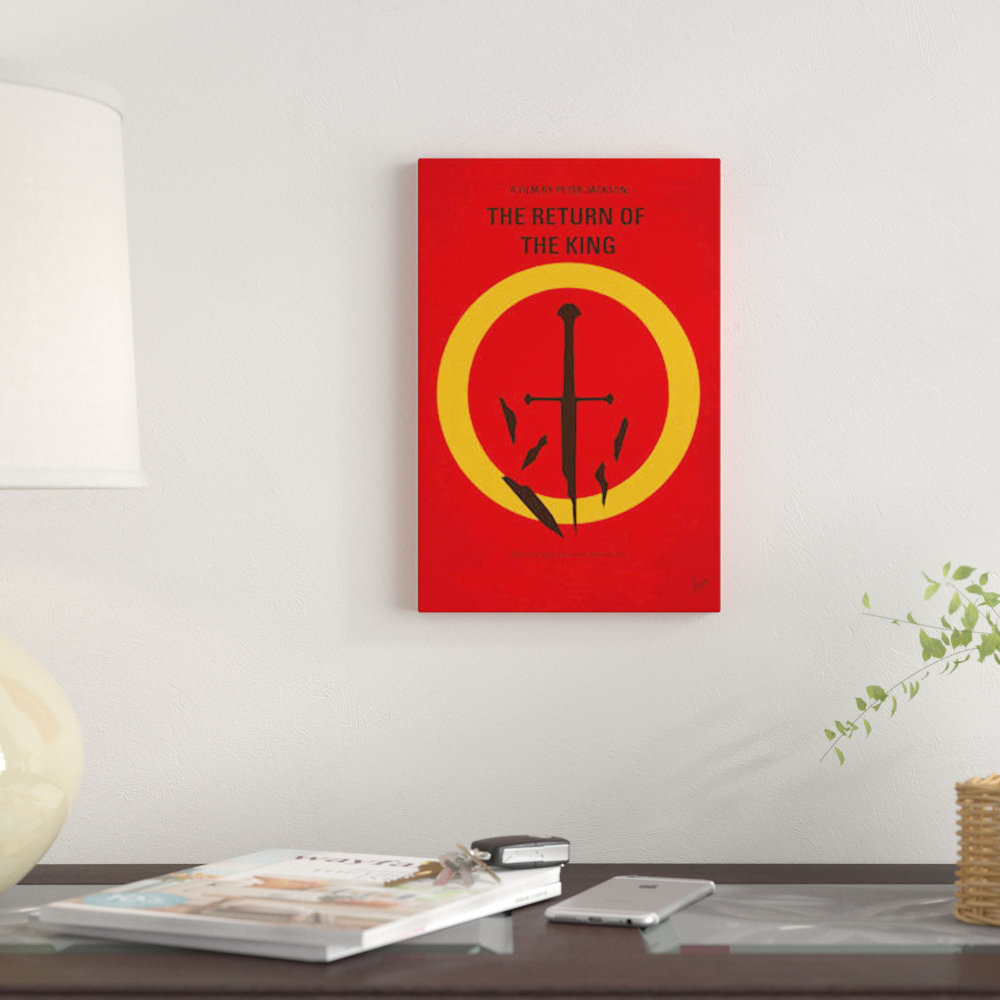 East Urban Home LOTR III Minimal Movie Poster by Chungkong - Wrapped ...