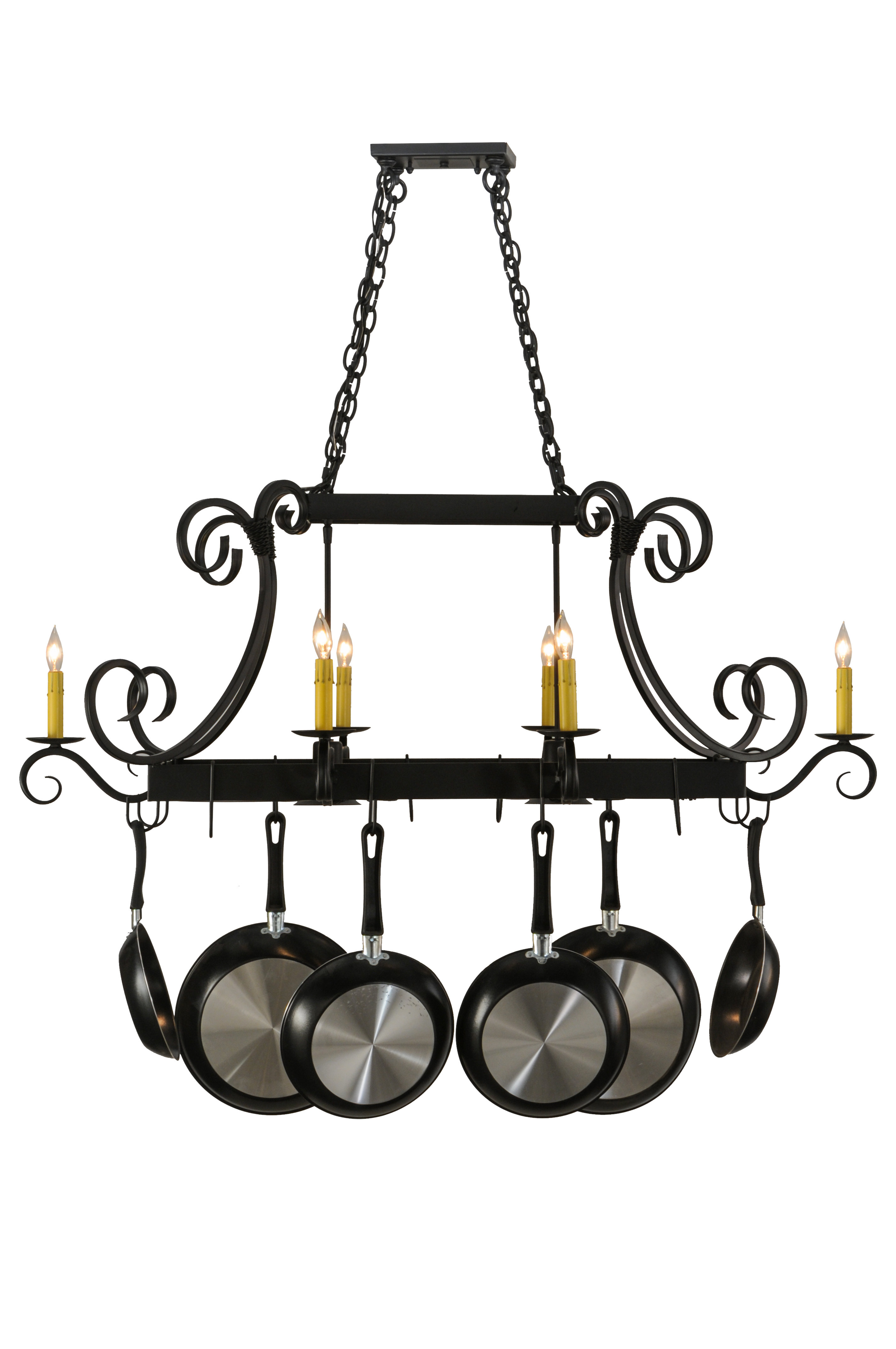 Meyda Lighting Long Caiden 8 - Light Handcrafted Pot Rack | Perigold