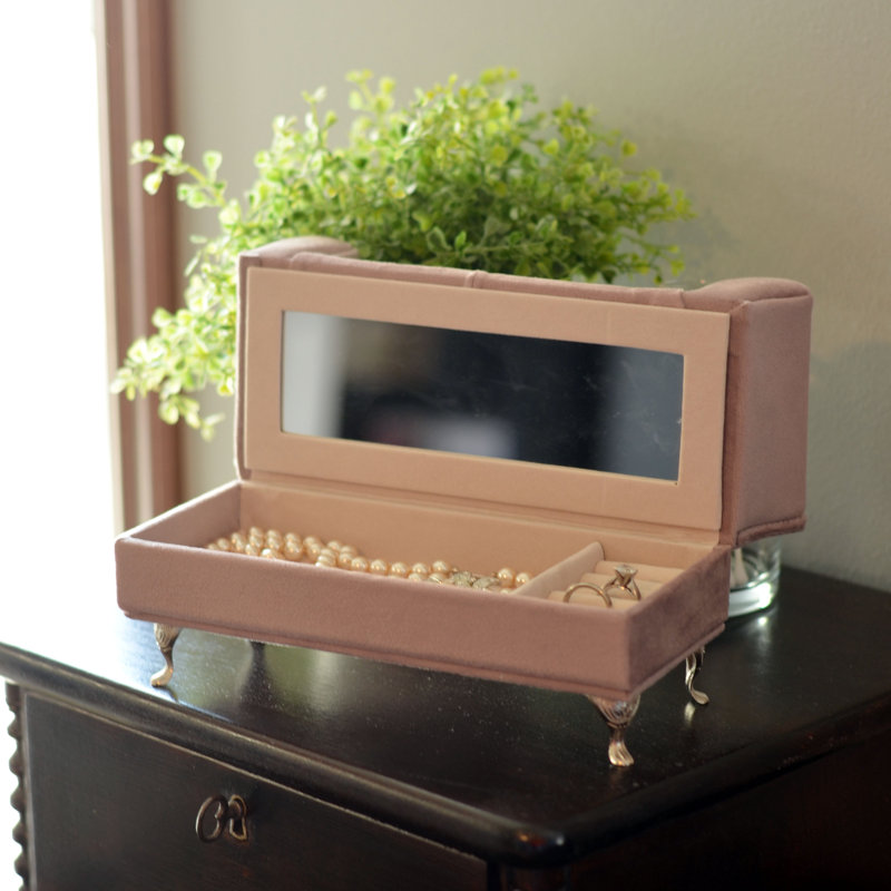 House of Hampton® Velveteen Couch Jewelry Box & Reviews | Wayfair