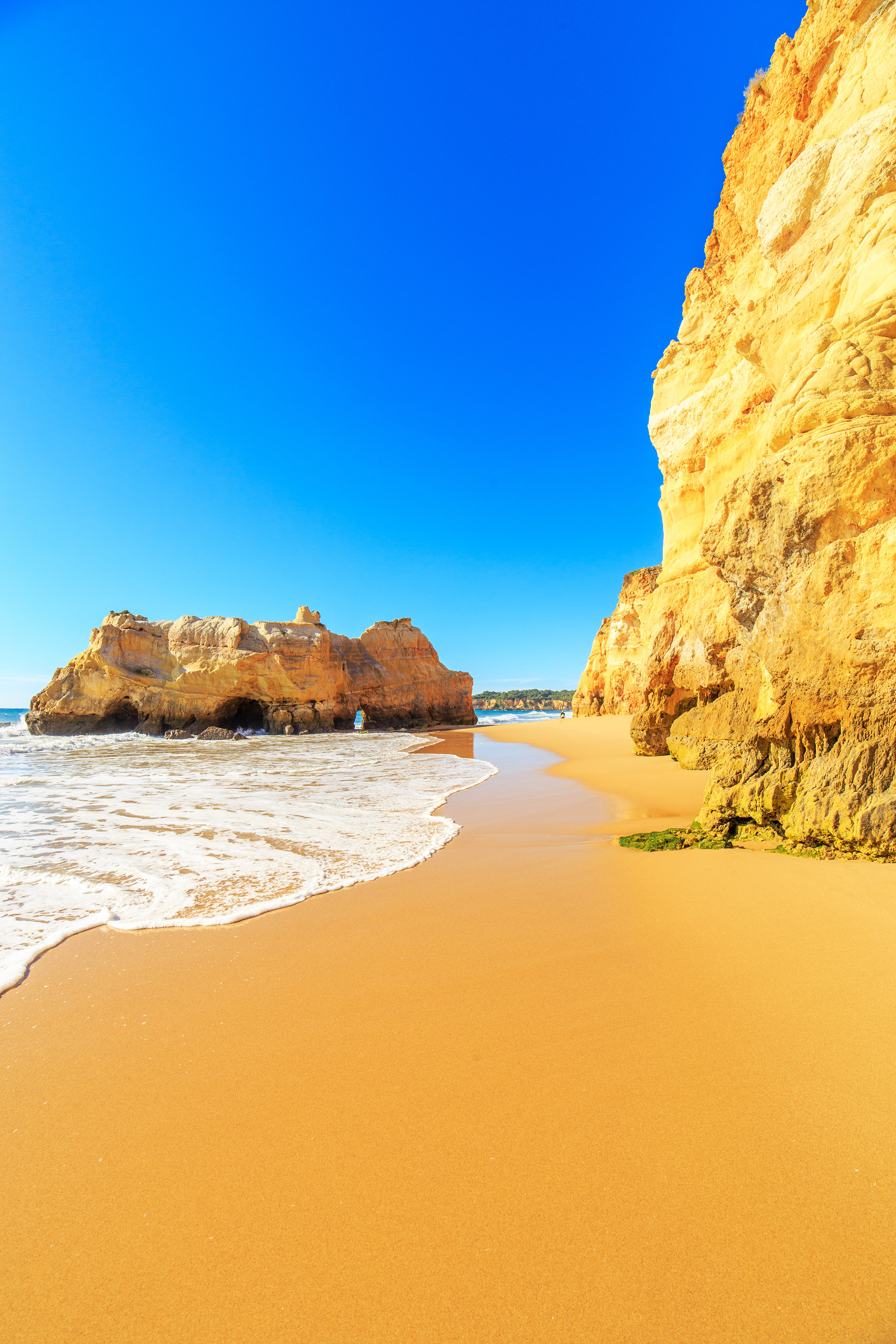 Highland Dunes Beach In Algarve Region by Maniscule - Wrapped Canvas ...