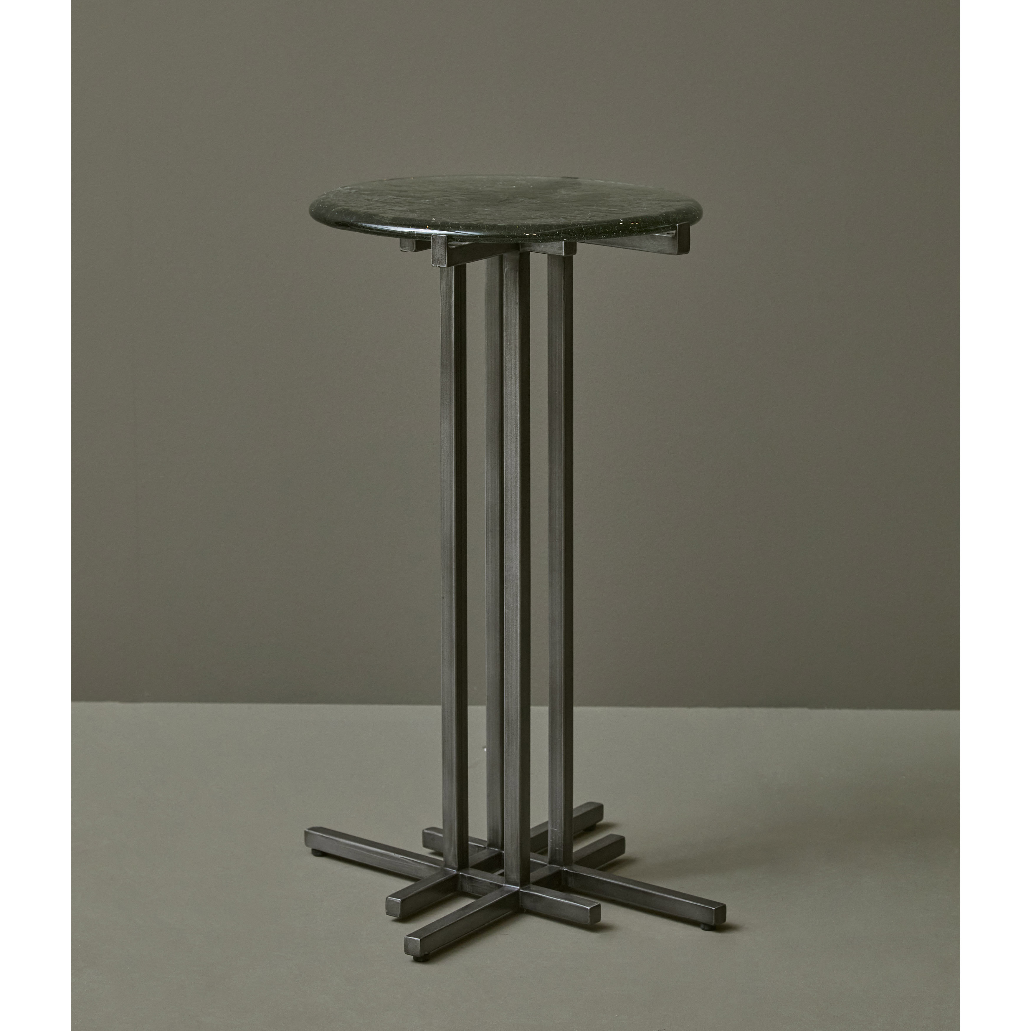 Pulaski Furniture Glass Top Spot Table with Metal Base Pedestal | Wayfair