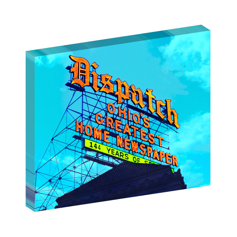 Ebern Designs Columbus Dispatch Sign, Columbus Ohio - Canvas Photograph ...