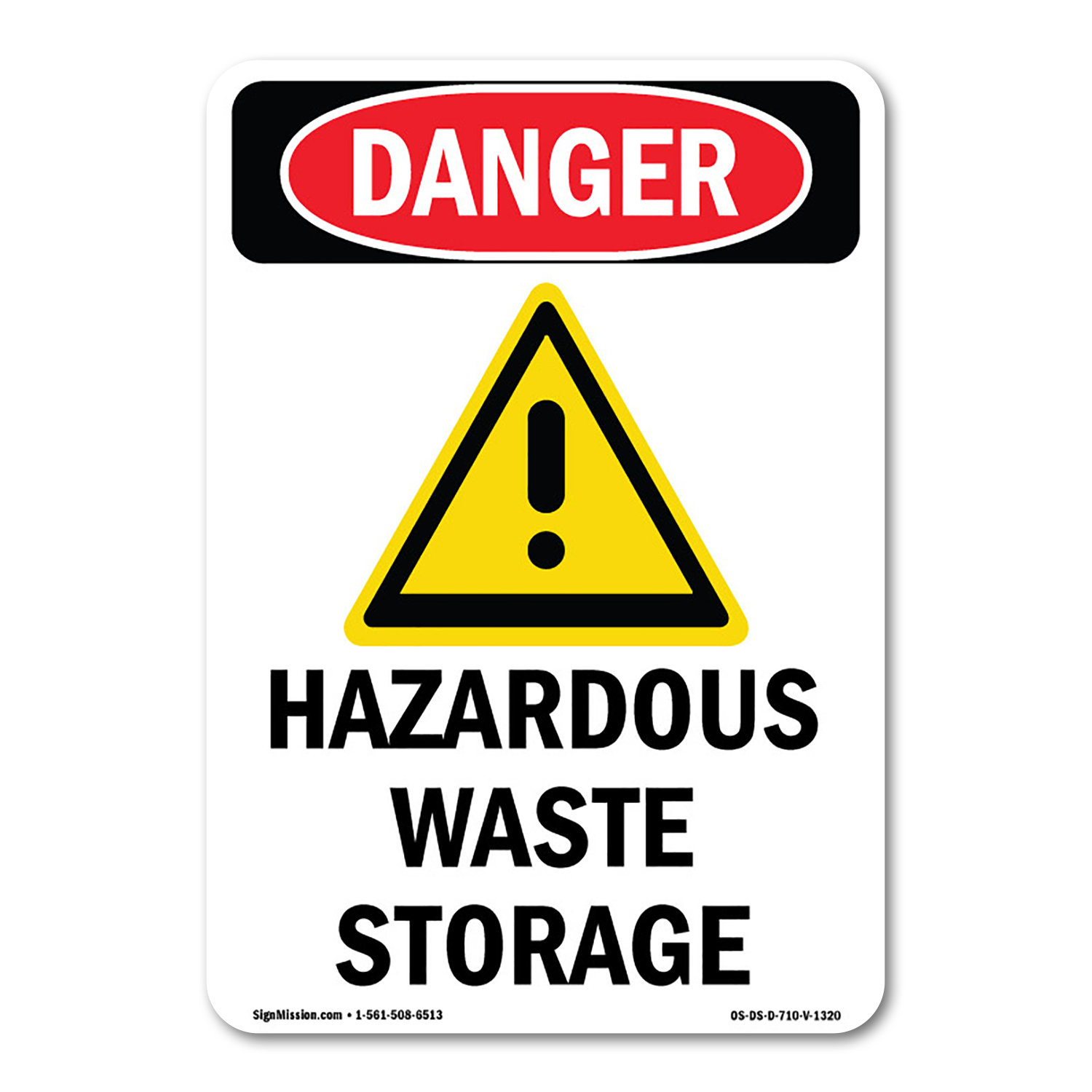SignMission Hazardous Waste Storage Plastic Sign 10" X 7" - Wayfair Canada