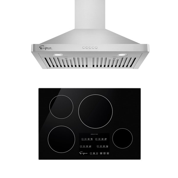 Empava 2 Piece Kitchen Package , 30" Induction Cooktop , 30" Ducted ...