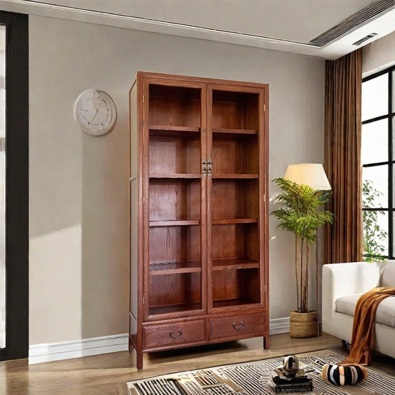 Parttlion New Chinese style glass bookcase | Wayfair