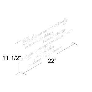 Winston Porter Dodsworth The Serenity Prayer, God Grant Me the Serenity ...