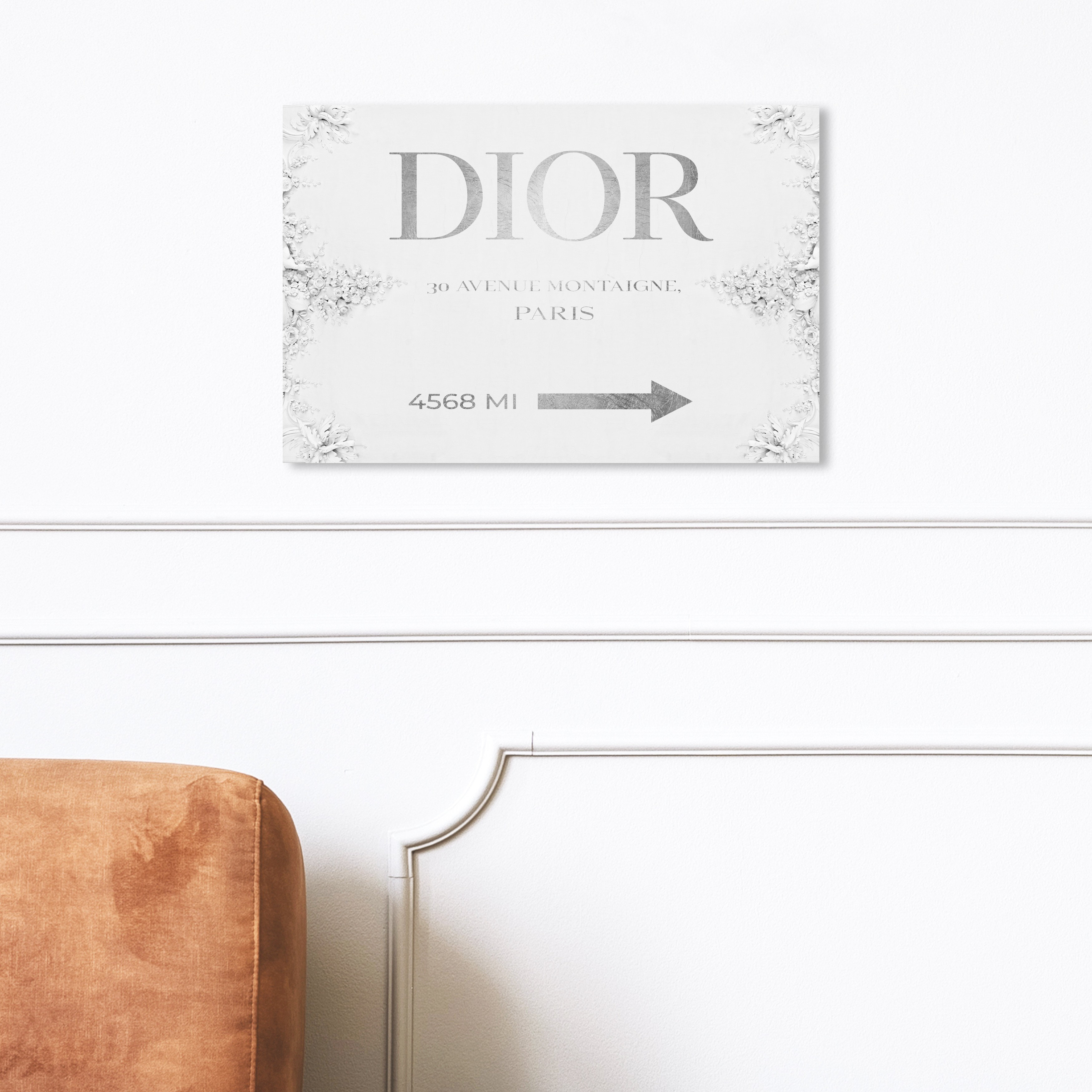 Oliver Gal Prints Fashion and Glam Haute Collection Road Sign Classic ...