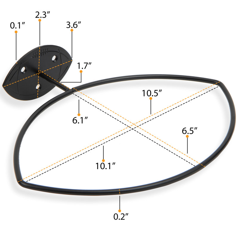 Rebrilliant Ixelles Football Wall Mounted Sports Rack & Reviews | Wayfair