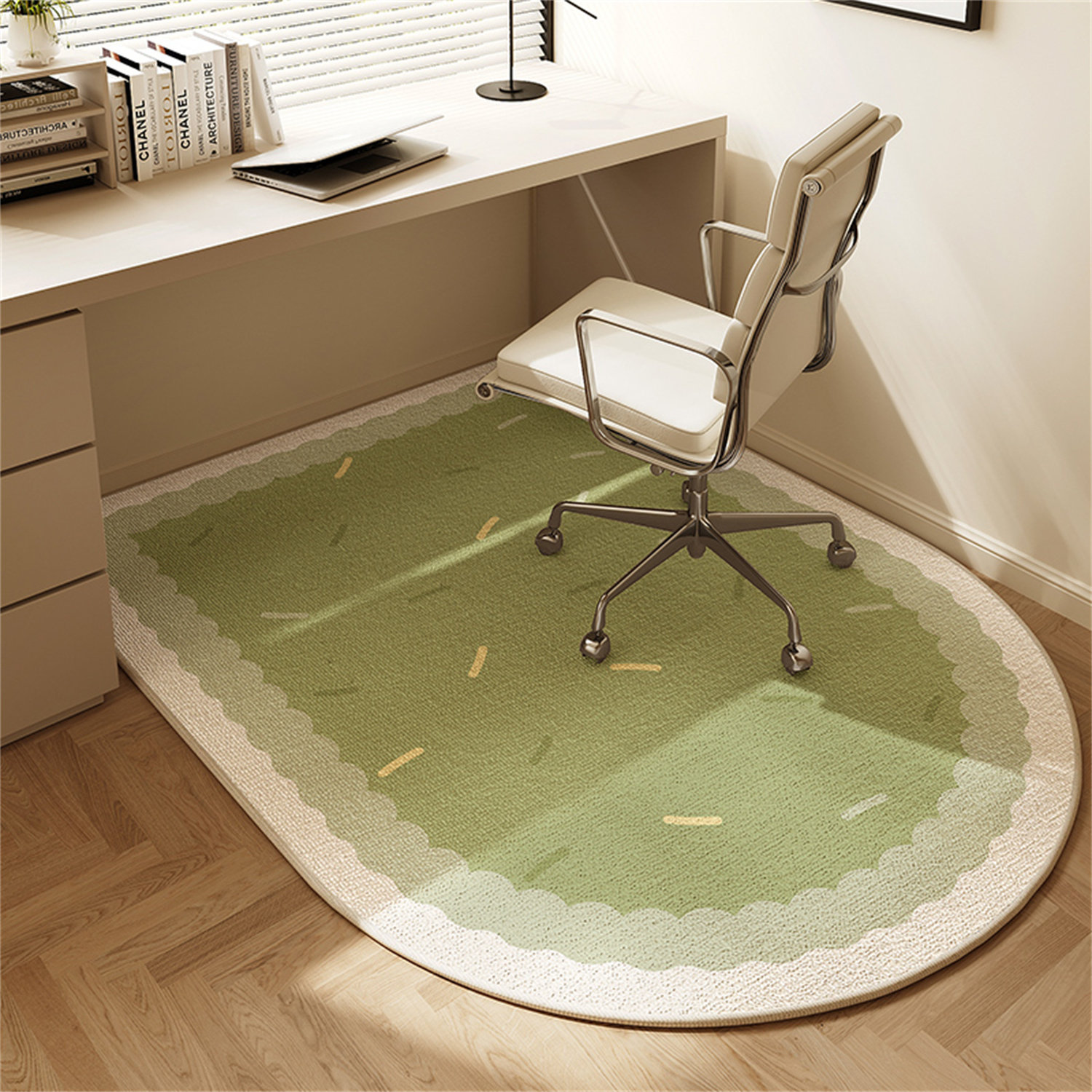 JINXI Circular Computer Chair Cushion Floor Mat | Wayfair