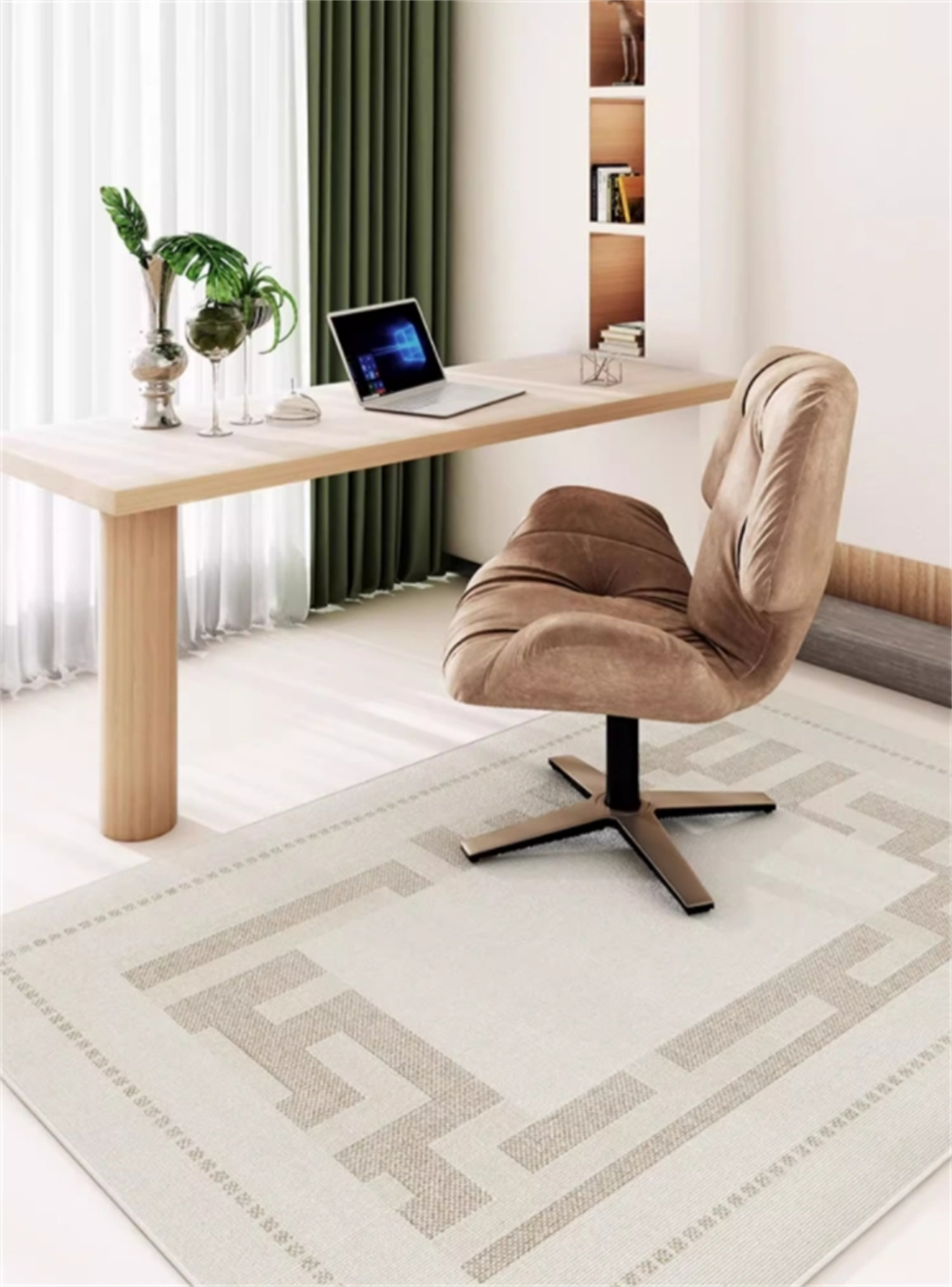 JINXI Premium Velvet Desk Chair Mat | Wayfair