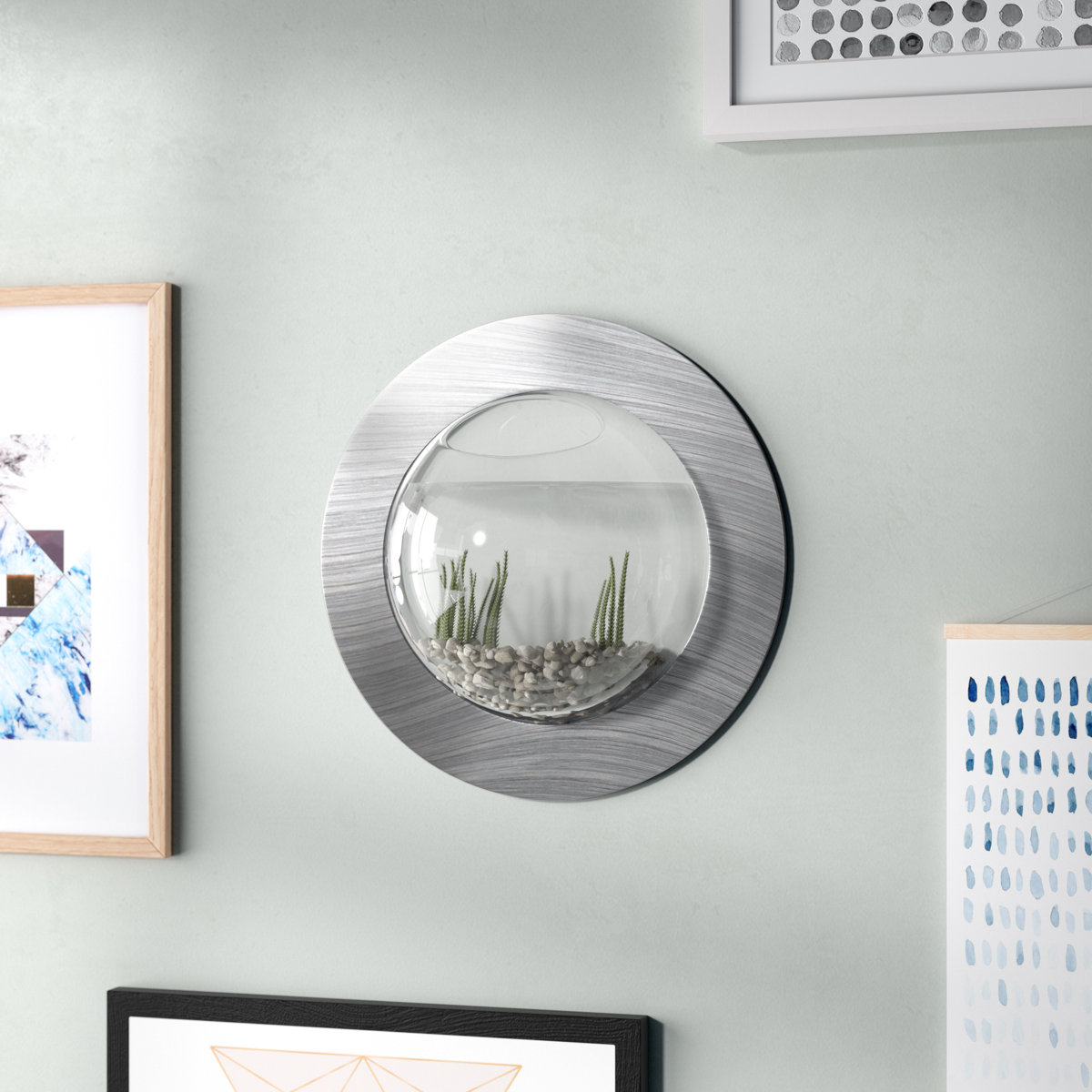 Archie & Oscar™ Helfer 1 Gallon Fish Bubble Deluxe Wall Mounted ...