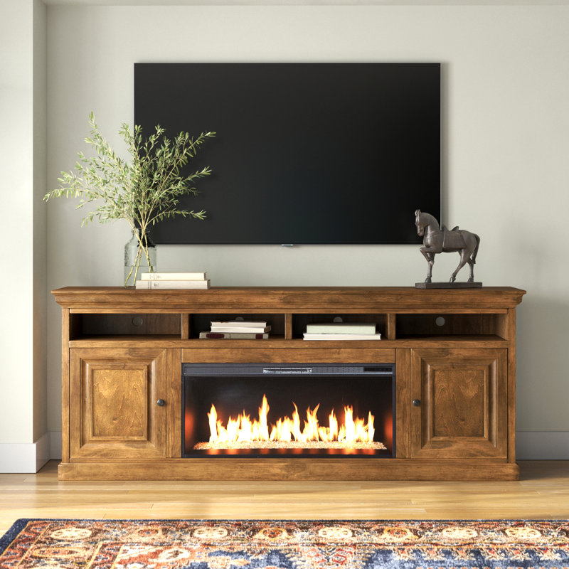 Lark Manor™ Colomiers 87 inch Fireplace TV Stand Console for TVs up to ...