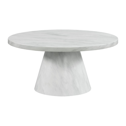 Round White Coffee Tables You'll Love | Wayfair