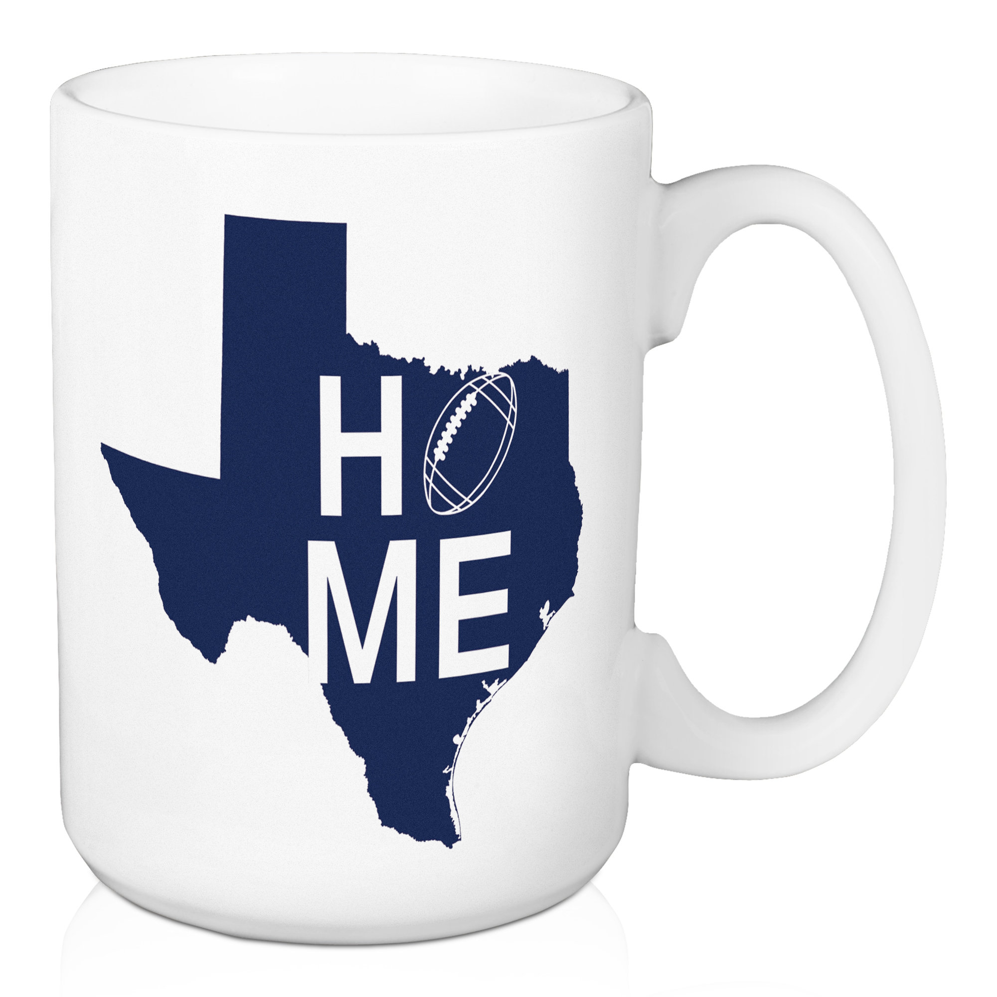 Ebern Designs Fordham Texas Home Football Coffee Mug | Wayfair