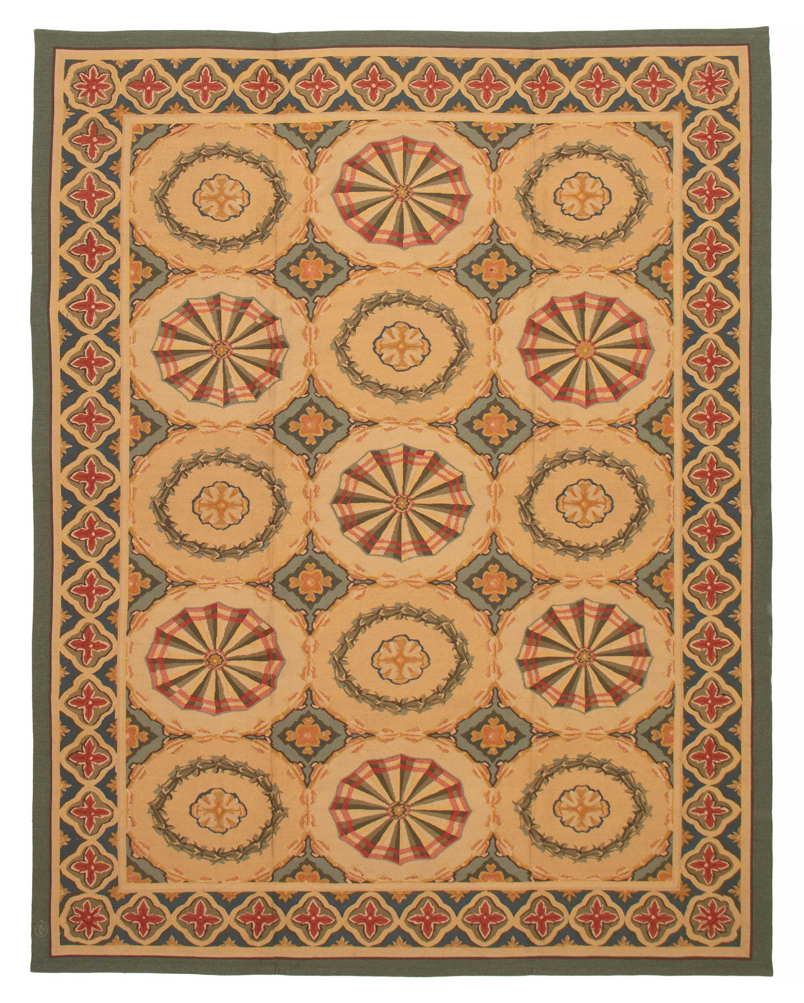 Hokku Designs Dynasty Tan Tapestry Kilim 9'0" x 11'5" | Wayfair