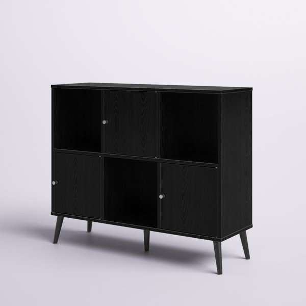 Wade Logan® Storage Cube Organizer Sideboard Console Table with 3 ...