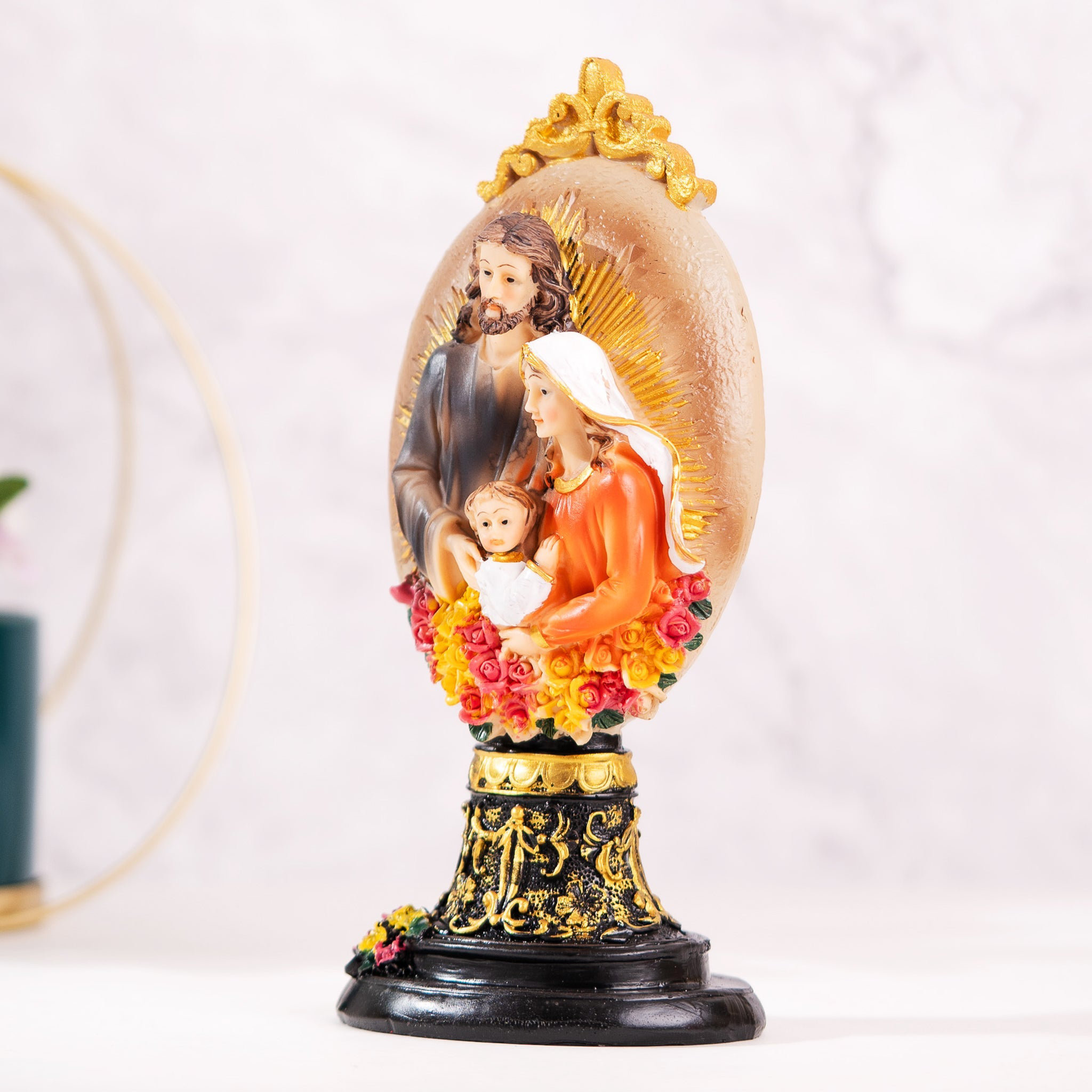 The Holiday Aisle® Holy Family Tabletop Statue - Catholic Home Decor ...