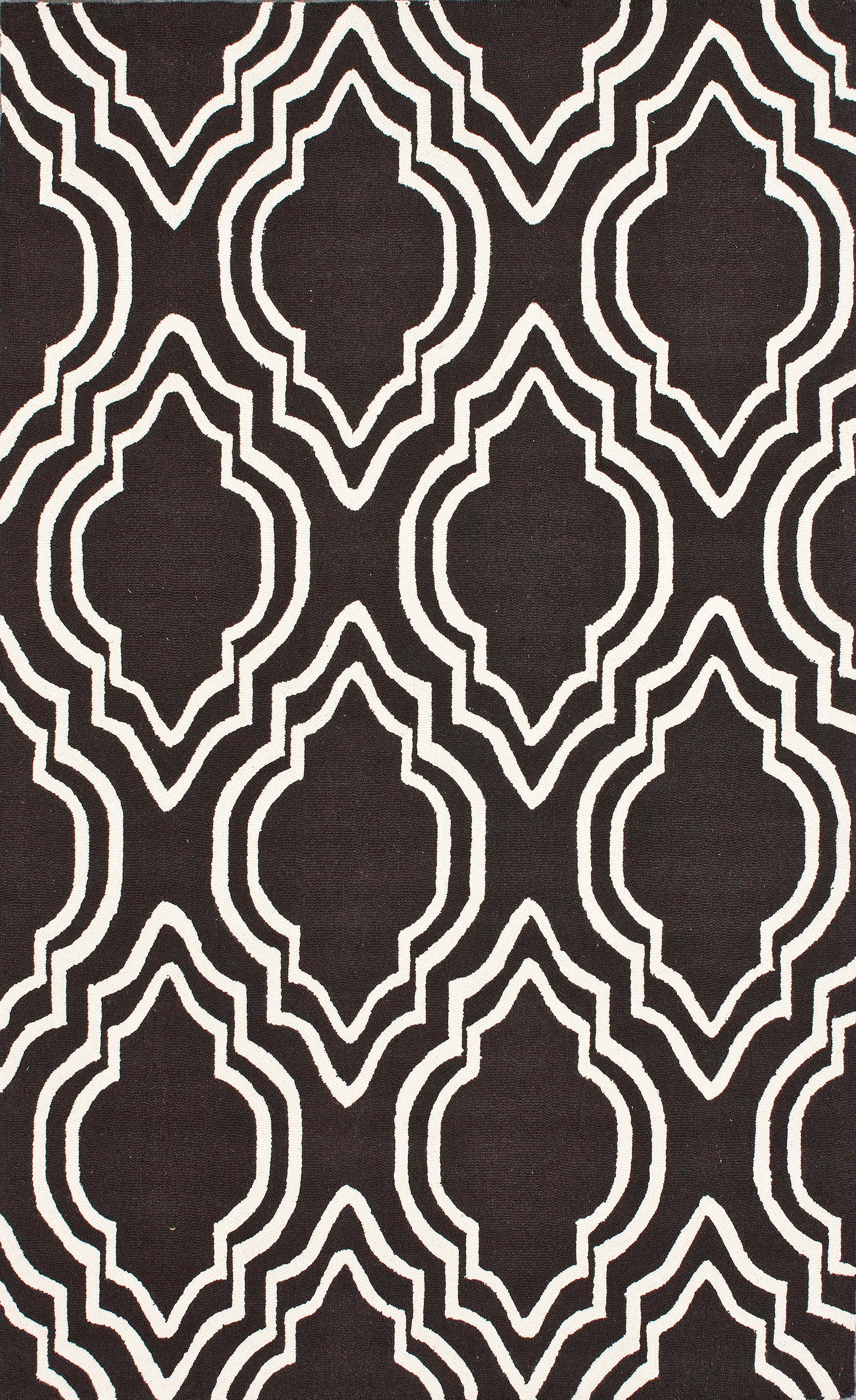 Ebern Designs Caley Moderno Trellis Brown Rug | Wayfair