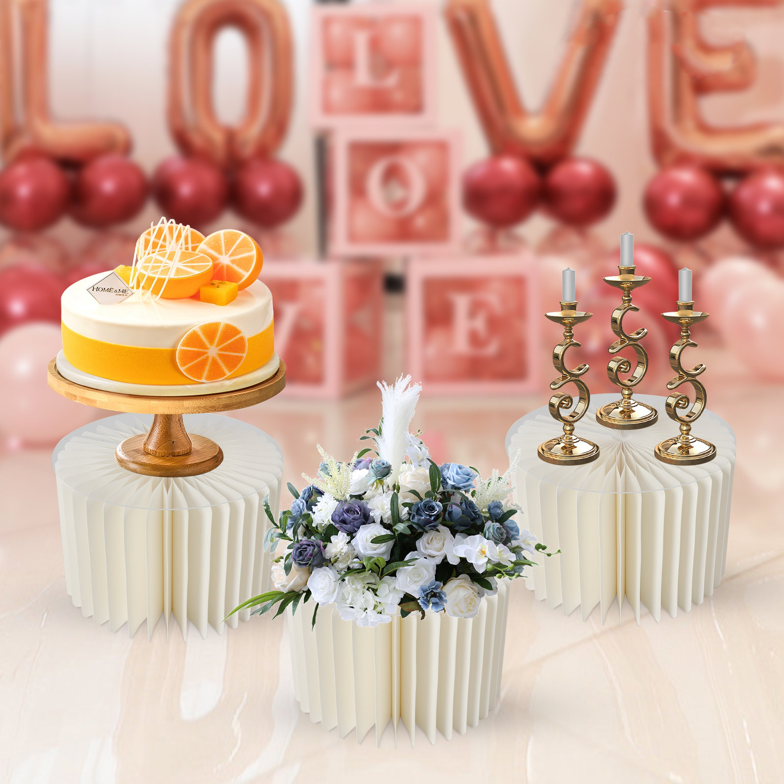 YXSUN Wedding Centerpieces Cardboard Vases | Wayfair