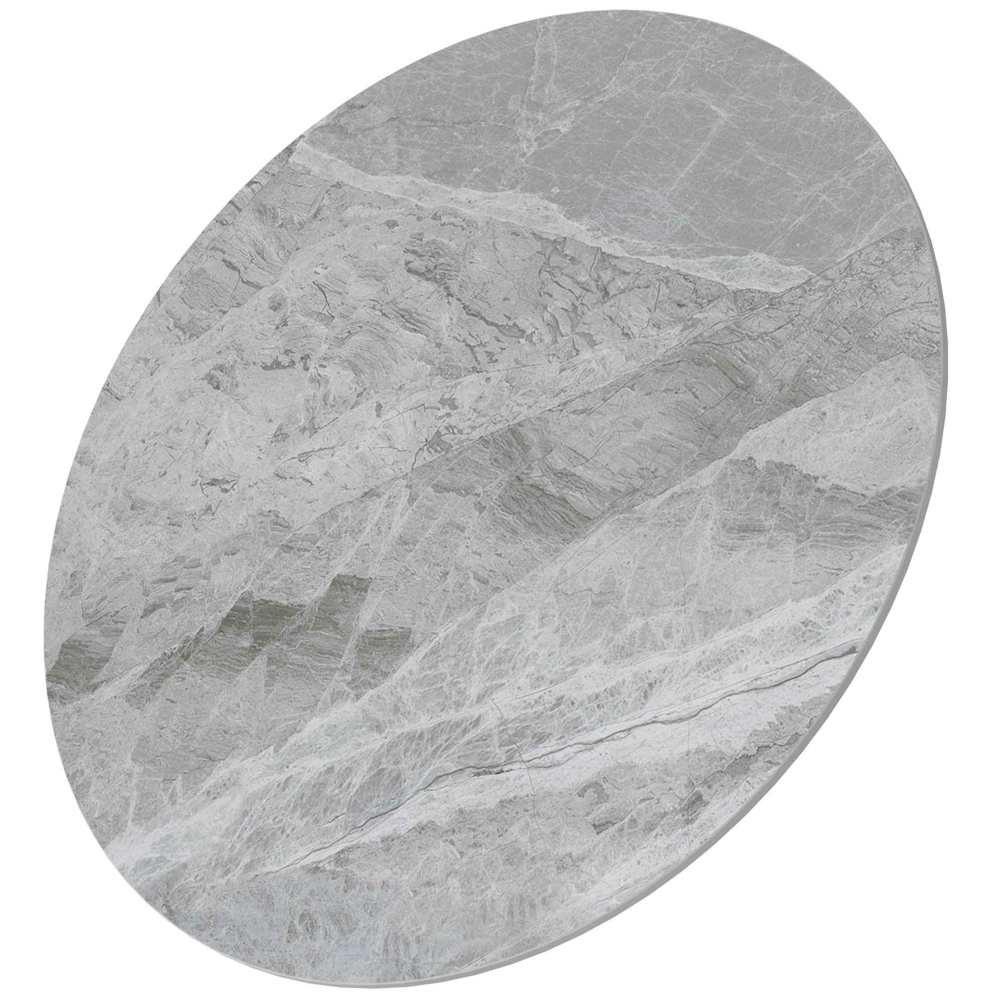 RELEYU Sintered Stone Round Beveled Edge Ceramics Table Top & Reviews ...