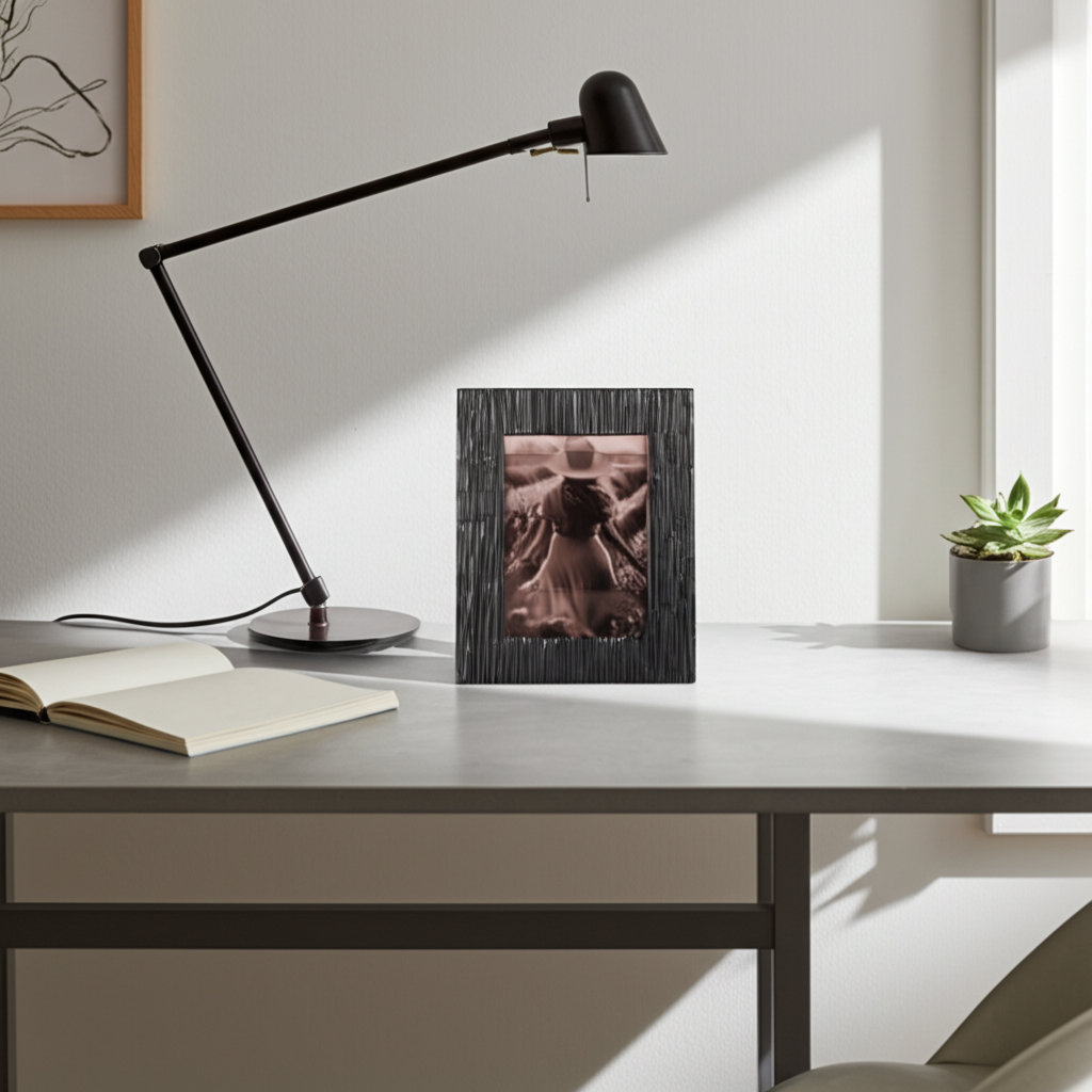 17 Stories Jagged Photo Frame, Black | Wayfair