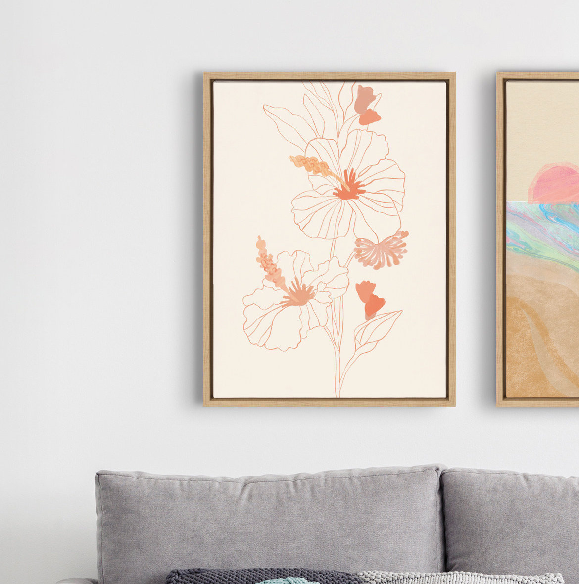 Bayou Breeze Hilo by Kasey Free Framed Canvas Wall Art Print | Wayfair