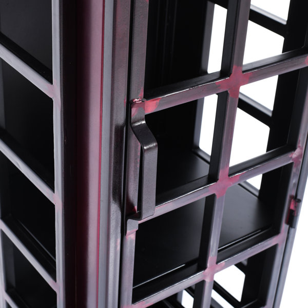 Lark Manor™ Ameirah Vintage Telephone Booth Bar Cabinet & Reviews | Wayfair