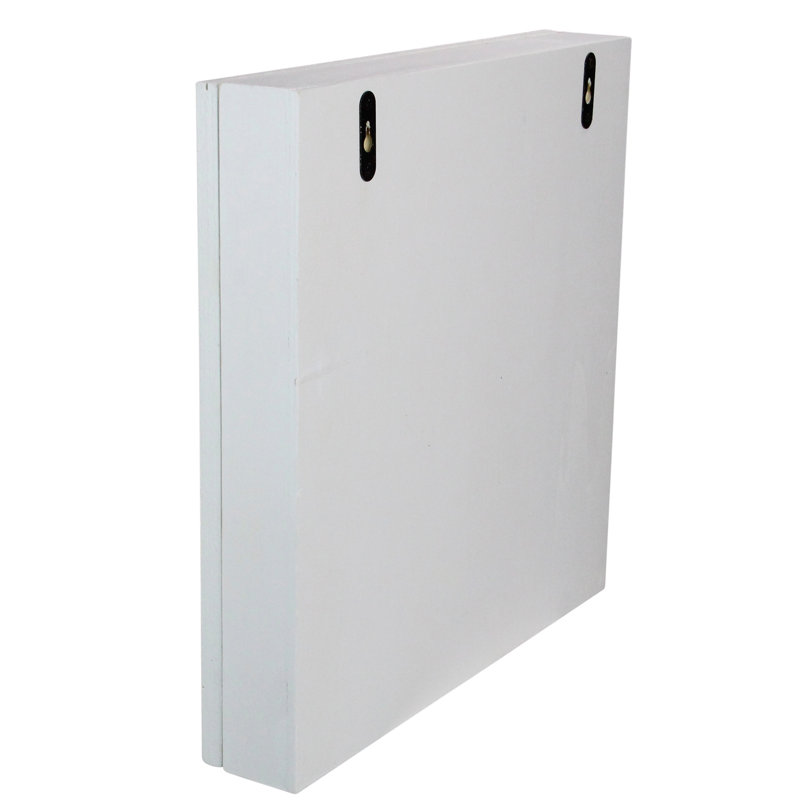 Latitude Run® 12" White Seven Slot Collage Picture Frame with Hidden ...