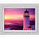 Bright Star Lighthouse Pink Sunset - Single Picture Frame Art Prints ...