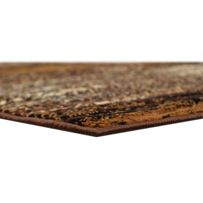 17 Stories Misouk Performance Chocolate Rug & Reviews | Wayfair