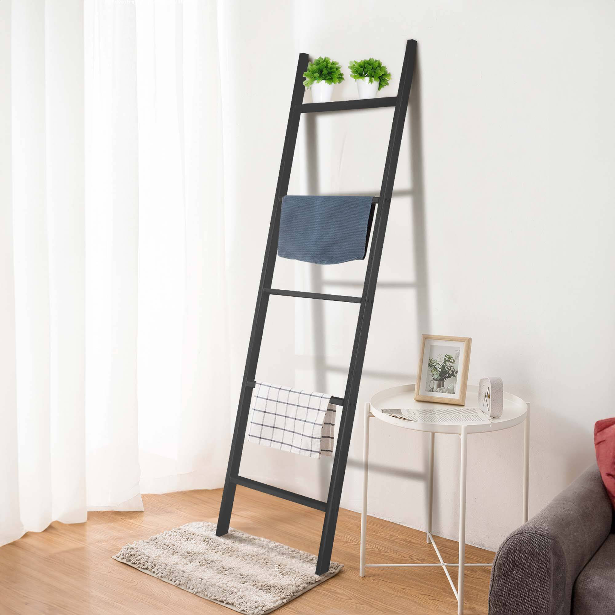 Ebern Designs 65'' Tall Blanket Ladder | Wayfair