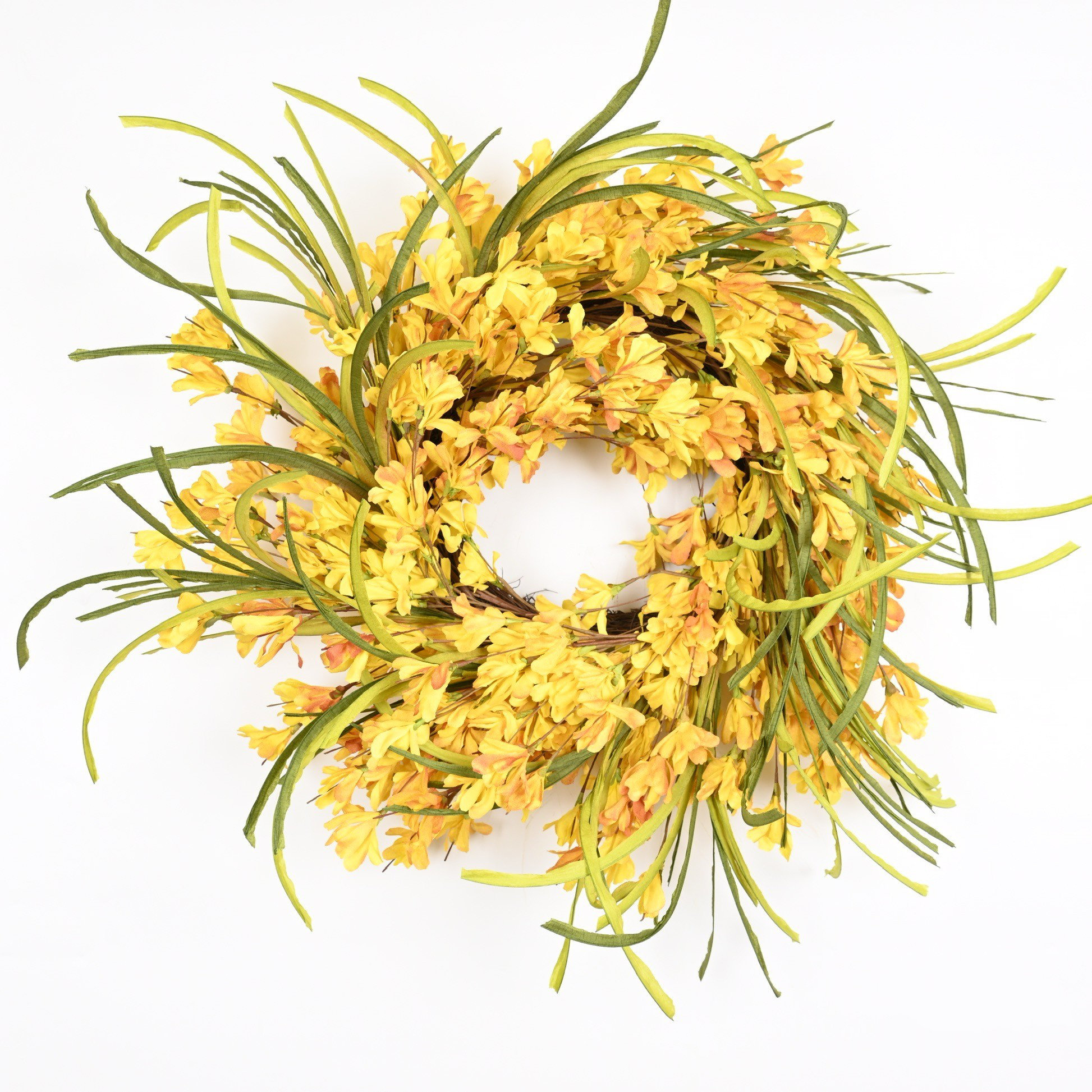 Primrue 26" Farmhouse Fall Thanksgiving Days Flower Wreath for Front ...