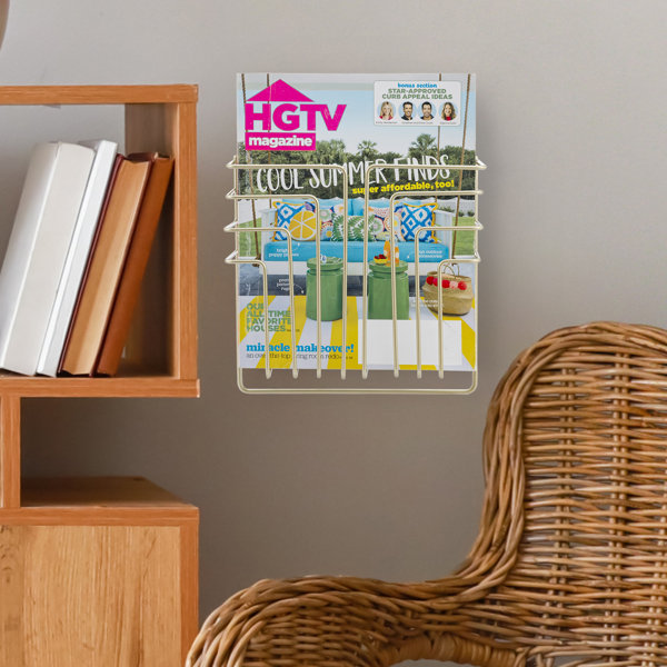 Mercer41 Mevlude Metal Magazine Rack | Wayfair