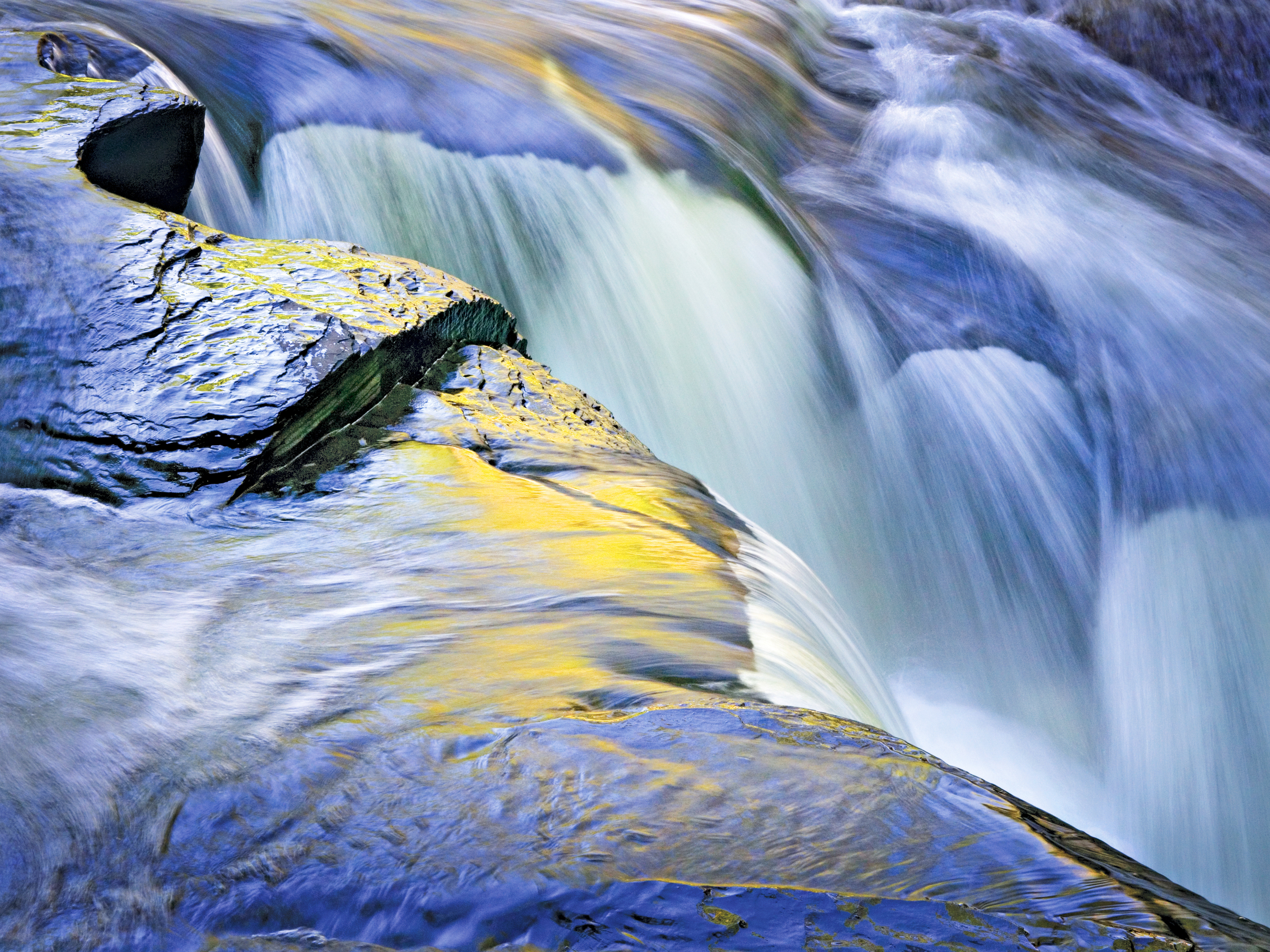 Made & Curated Preseque Isle Falls Portrait by Bruce Heinemann ...