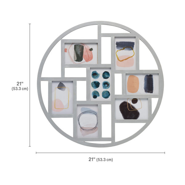 MELANNCO 7 Opening Collage Frame- Displays Four 6x4 and Three 6x4 Inch ...