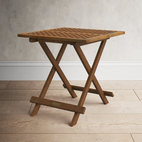 Birch Lane™ Fleur Folding Wooden Side Table & Reviews | Wayfair