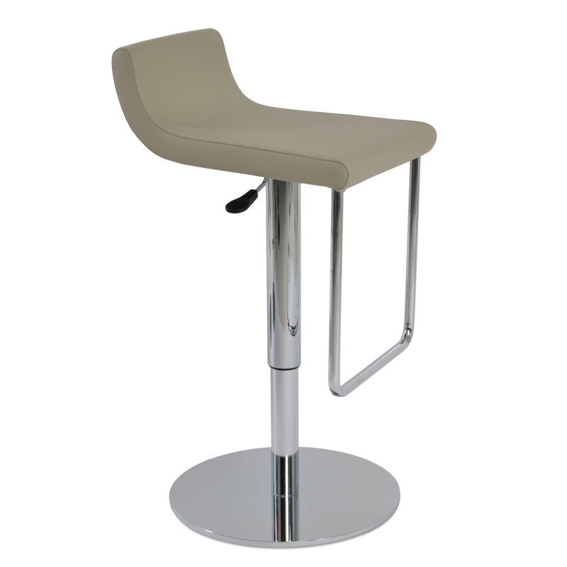 Grigg Swivel Adjustable Height Bar Stool at Guadalupe Wolf blog